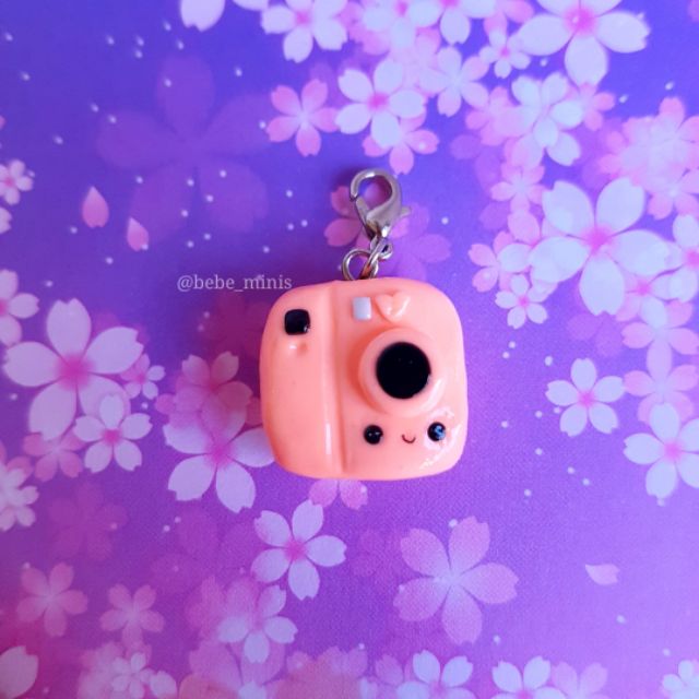 Kawaii polaroid camera polymer clay charm/keychain | Shopee Malaysia