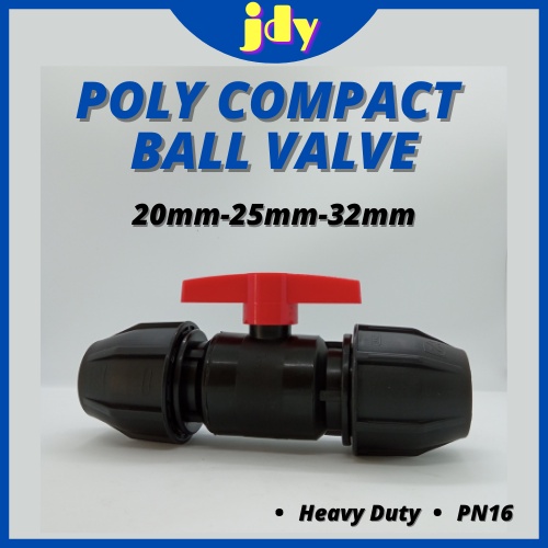 Sono HDPE Poly PP Compact Heavy Duty Poly Ball Valve Compression Ball Valve 20mm 25mm 32mm ...