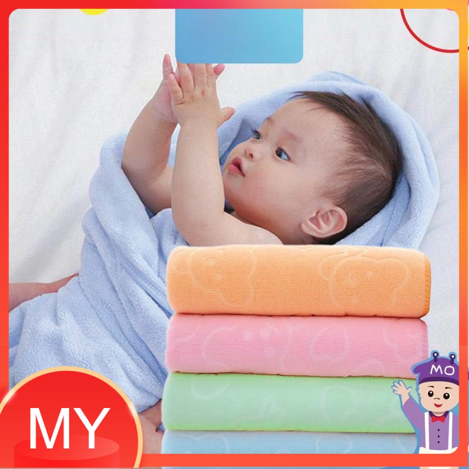 Tuala Mandi Baby 70*140cm Microfiber Absorbent Bath Towel High ...