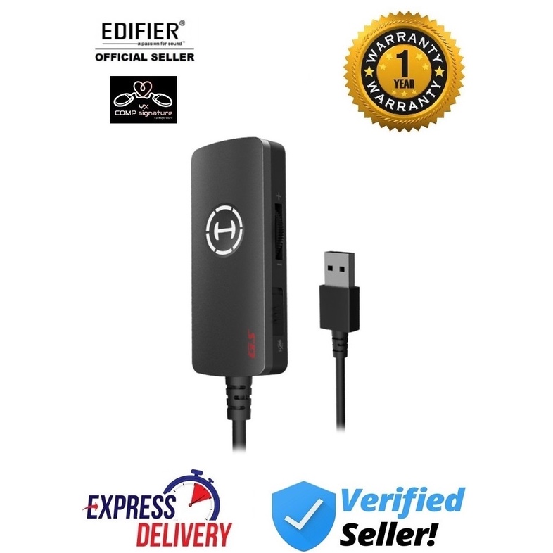 Edifier GS02 Professional Gaming USB 7.1 Virtual Surrounding External ...