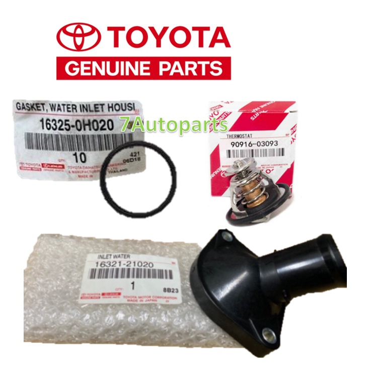TOYOTA VIOS NCP42 NCP93 NCP150 INNOVA PRIUS TRH201 THERMOSTAT & O RING ...