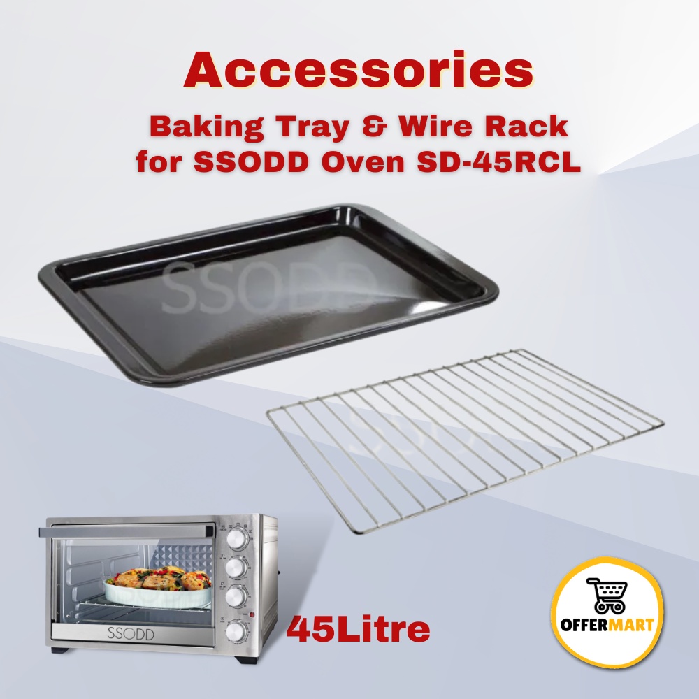 (Accessories only) SSODD Baking Tray Wire Rack for Oven model SD-45RCL 45L Original Spare Part ...