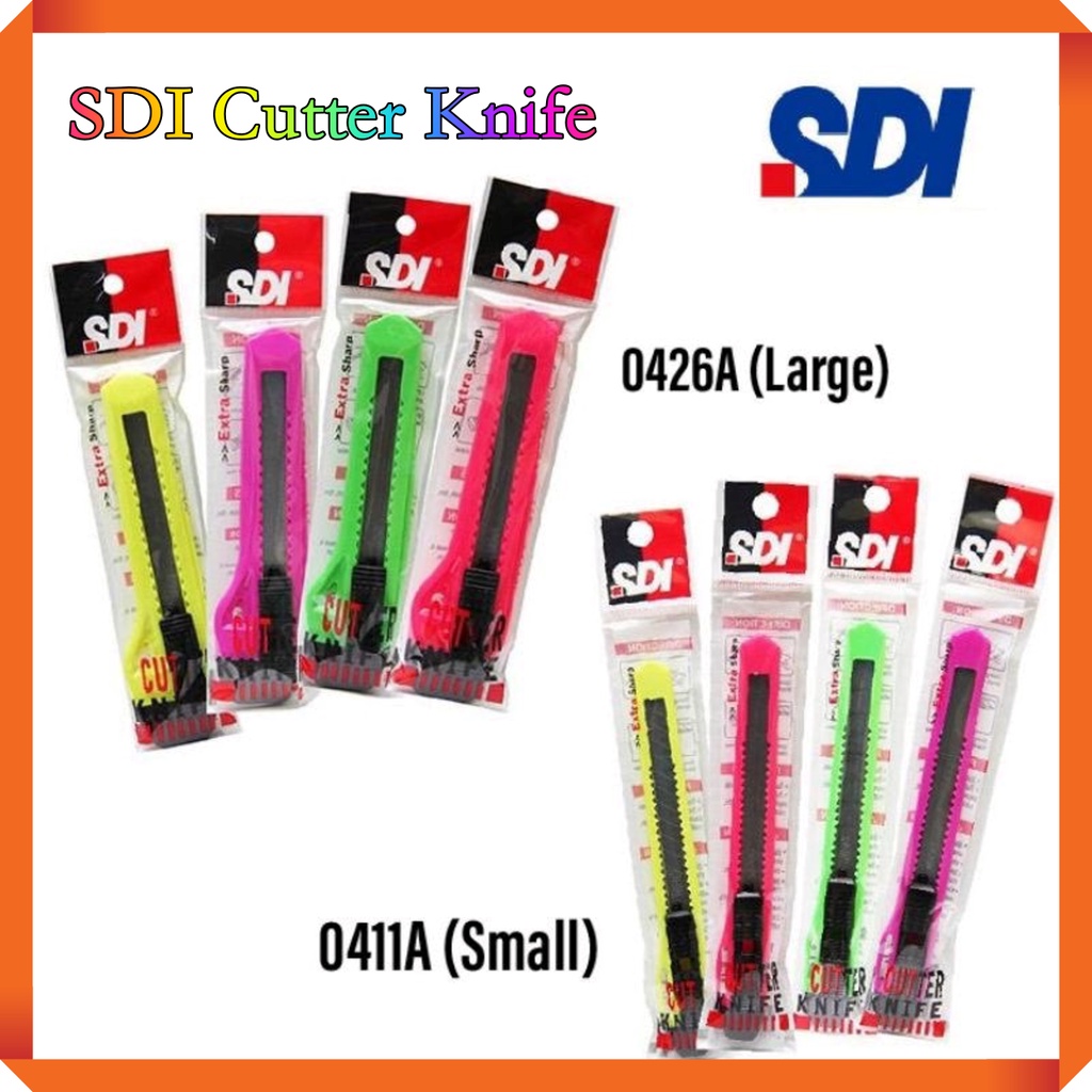 【Ready Stock】SDI Cutter Knife 🔪 Pisau Pemotong 🔪 美工刀/手工刀（small/小 & big ...