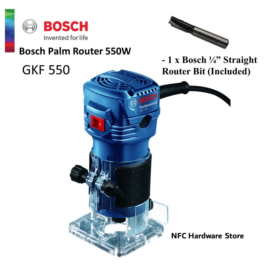 BOSCH GKF 550 Palm Router 550W | Shopee Malaysia