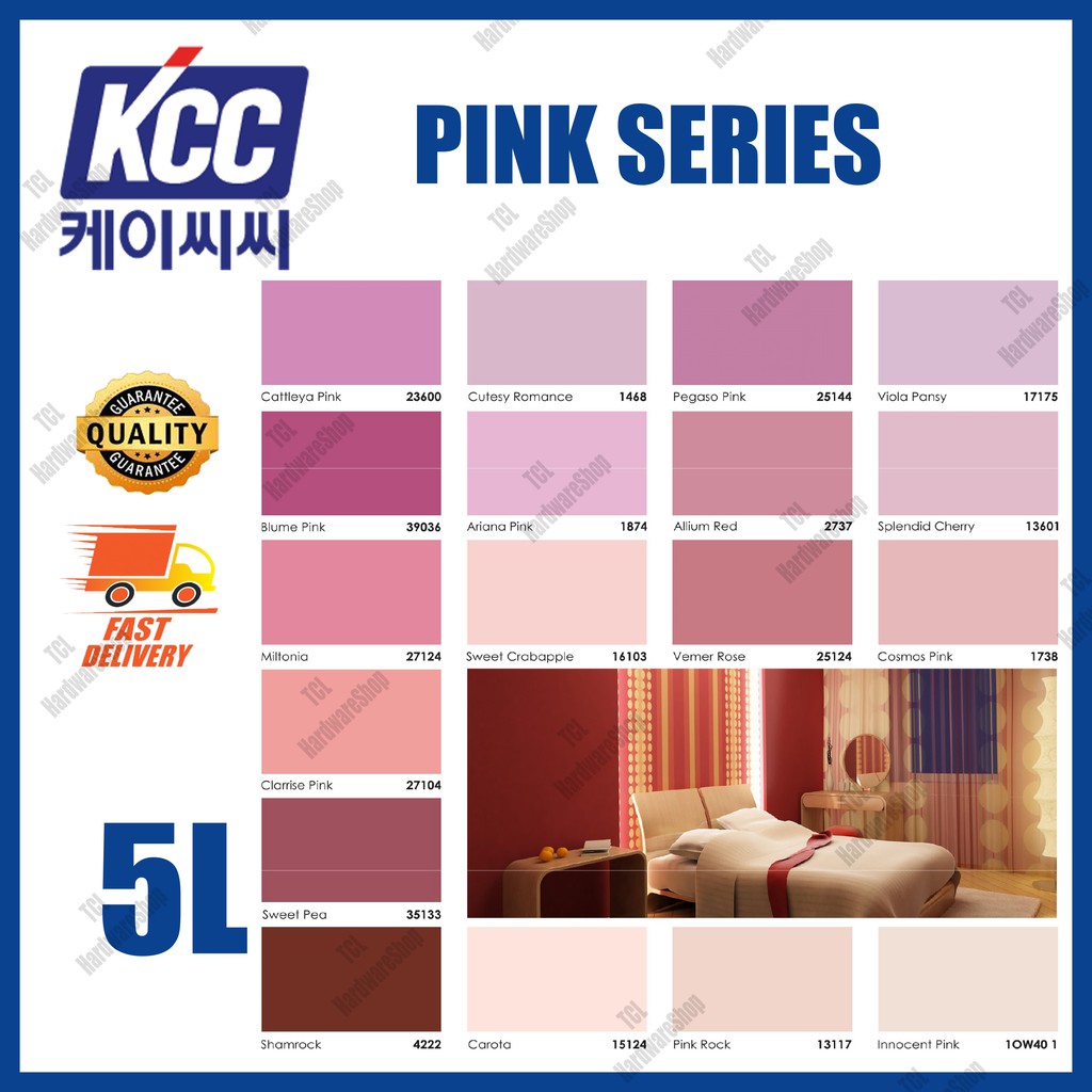 KCC PAINT KOREA VINYL GLOW KILAT/ VINYL FRESH MATT EASY WASH MUDAH CUCI ...