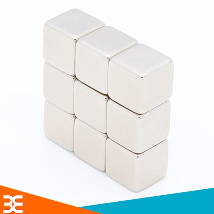 Set of 10 Square Rare Earth Magnets 4x4x4mm Super Magnetic | Shopee ...