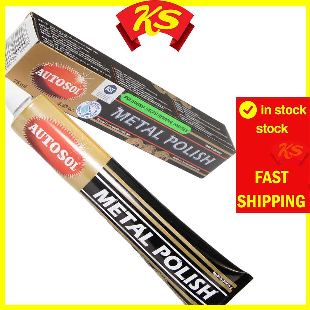 Original AUTOSOL Metal Polish 75ml Made in Germany - Chrome Polish ...