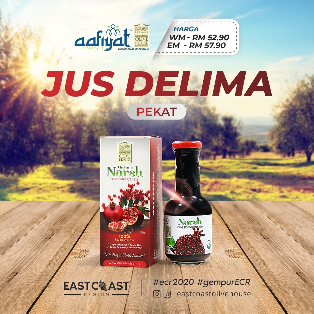 [PROMO] Olive House Pati Delima Pekat Narsh Pomegranate Concentrate ...
