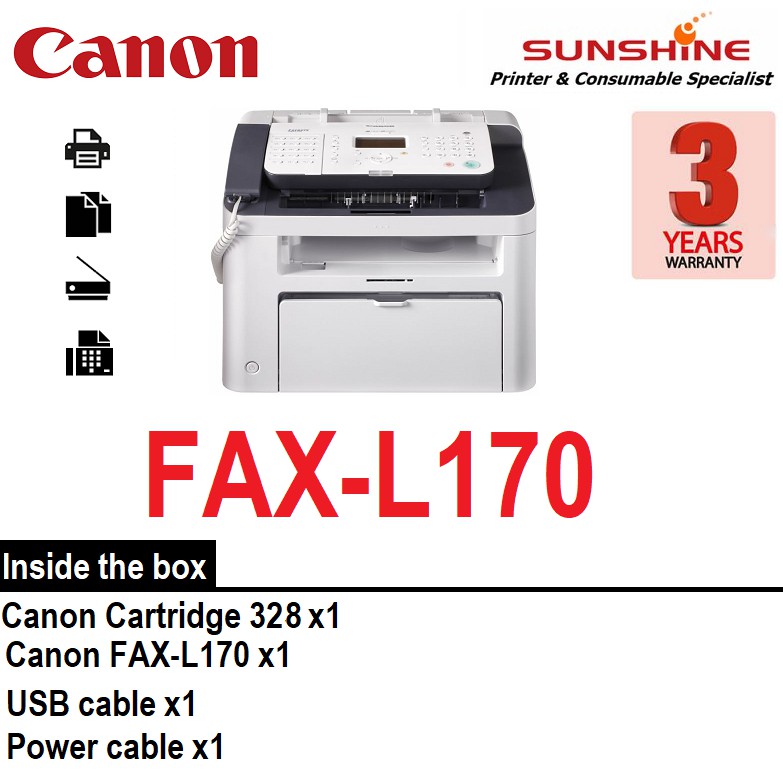 Canon L170 - A4 Fax / MFP Laser Printer | Shopee Malaysia