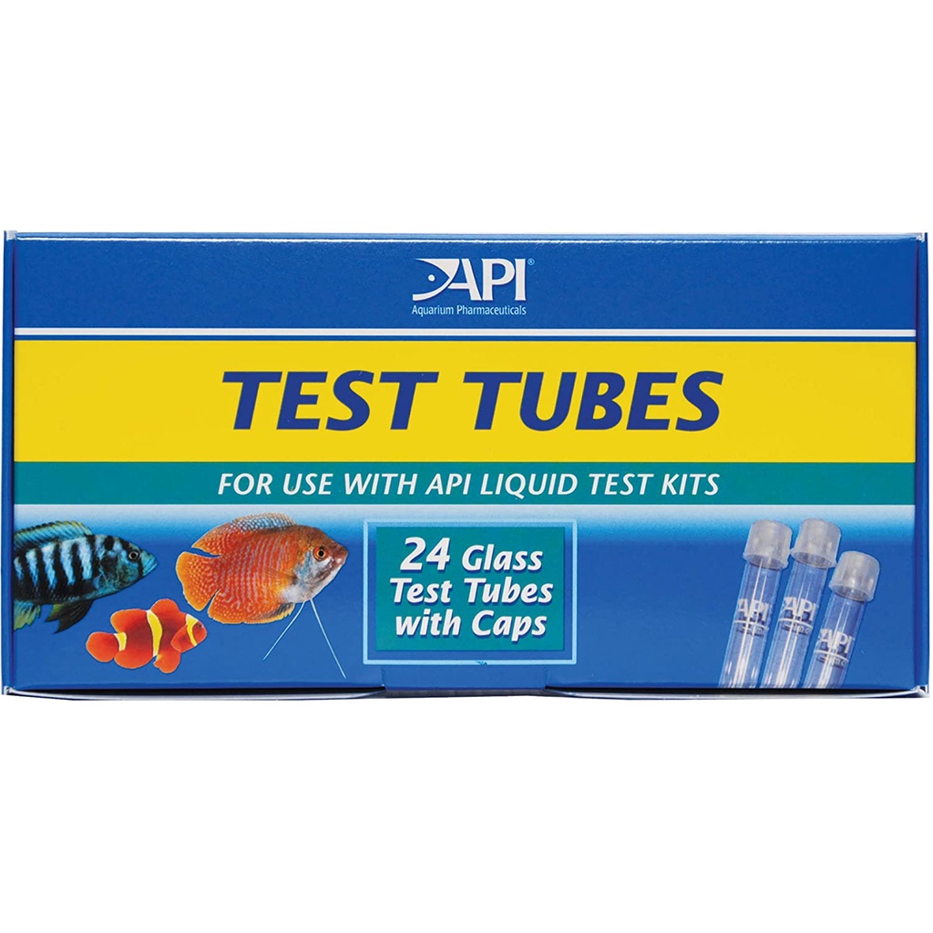 API REPLACEMENT TEST TUBES WITH CAPS For Any Aquarium Test Kit ...