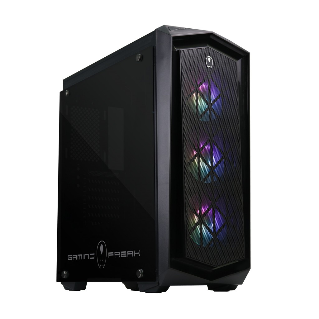 AVF GAMING FREAK URANOS XV500G HIGH END GAMING CASE TEMPERED GLASS CPU ...