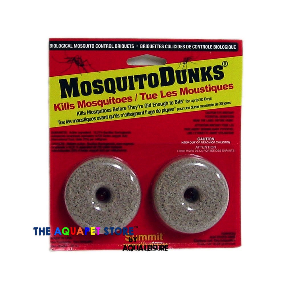 (2pcs Dunks) Mosquito Dunks safe & nontoxic way to control mosquitoes ...