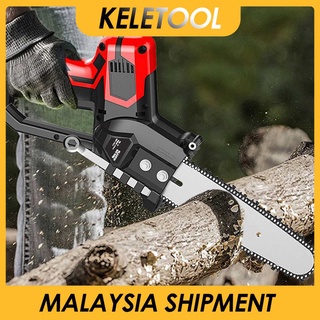 mesin potong kayu gergaji elektrik bateri mesin potong pokok saw ...