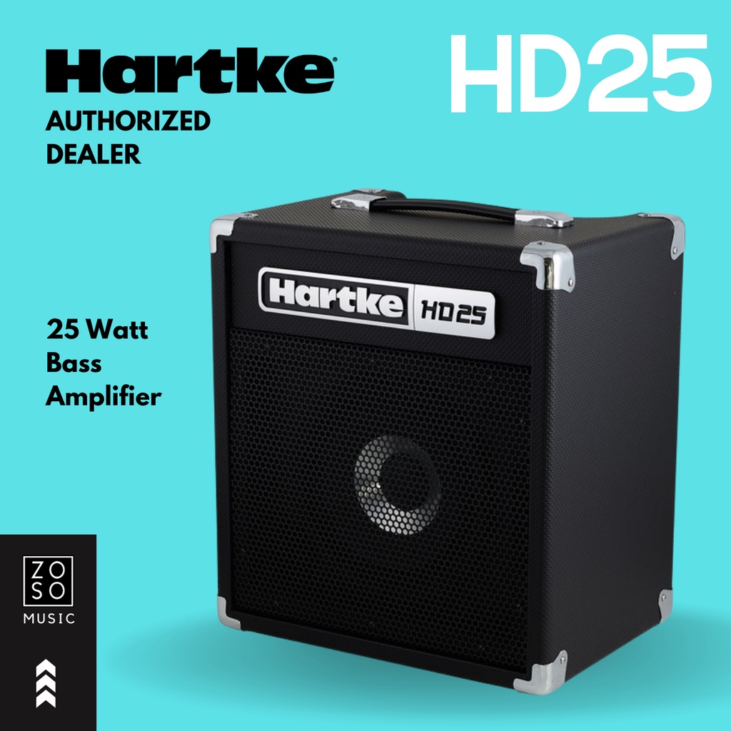 HARTKE HD25 25WATT BASS COMBO AMPLIFIER (HARTKE/ HD25/ 25W/ BASS AMP ...
