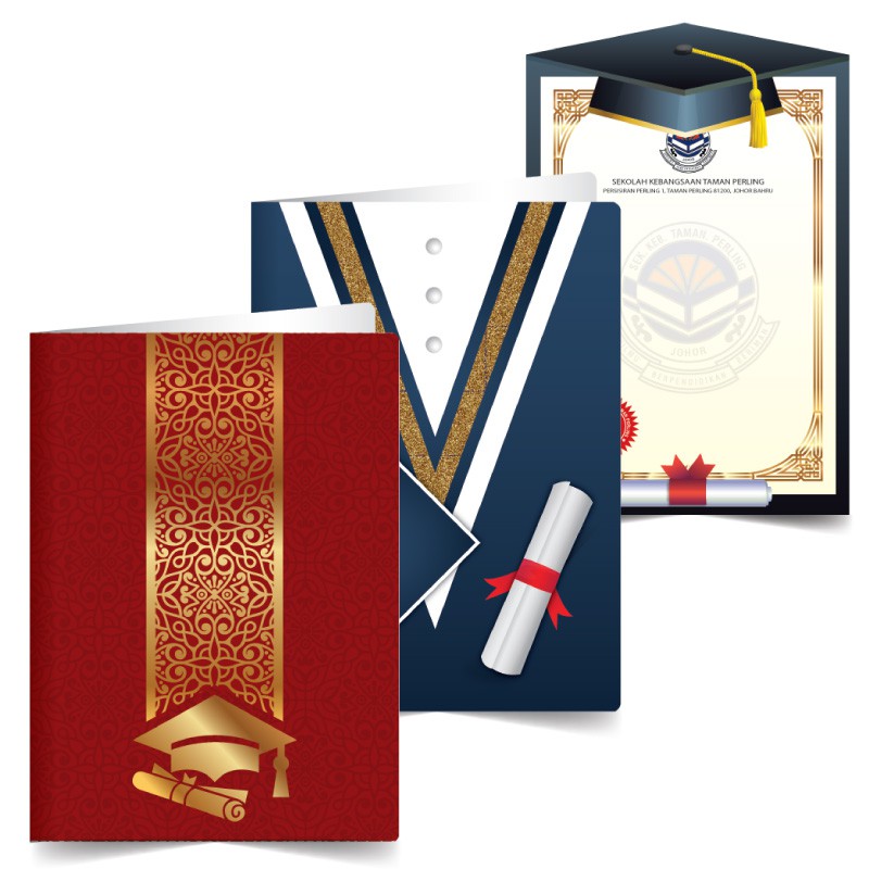 Folder Sijil Graduasi Sijil Folder Set 50's | Shopee Malaysia