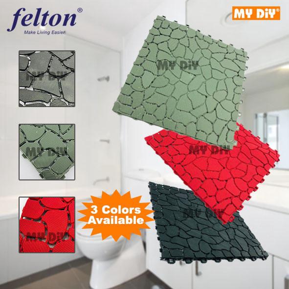 MYDIYSDNBHD - FELTON Anti Slip Floor Mat 12”X12” 6PCS TFM355 MARBLE ...