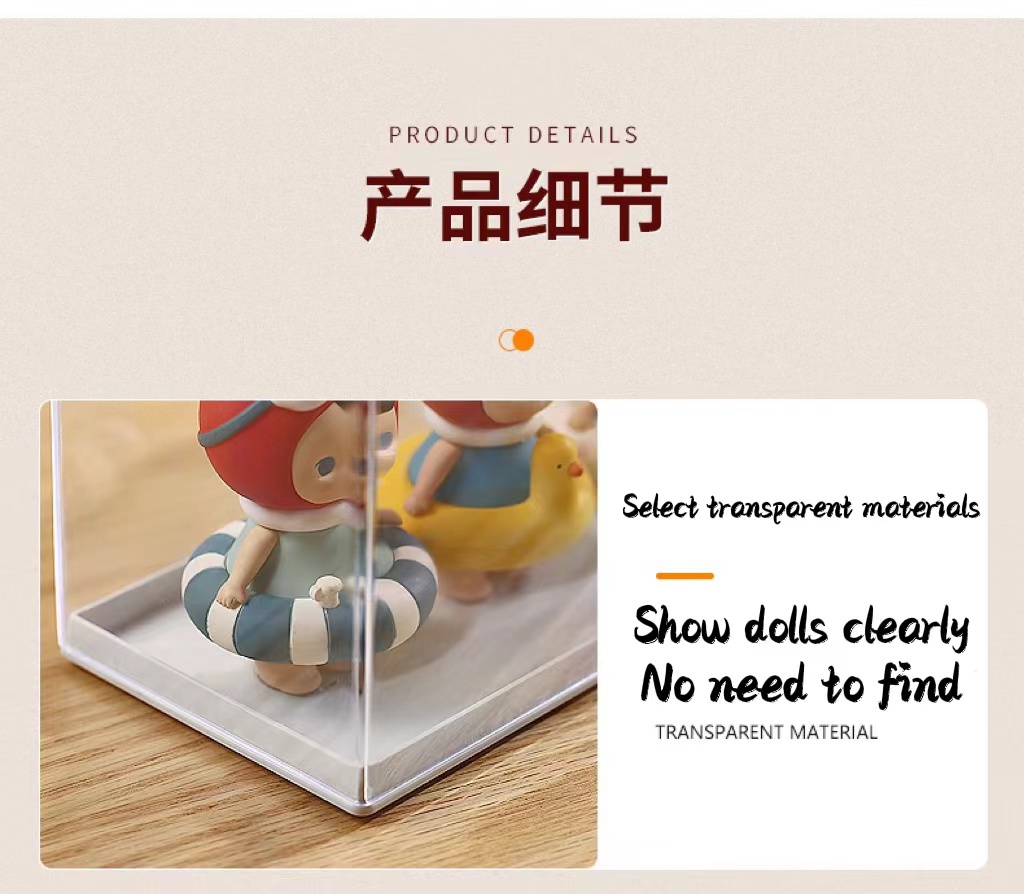 Display Cabinet Transparent Box Lego Popmart Molly Display Box Blind ...