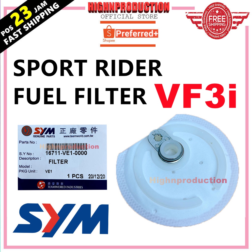 💯 ORIGINAL ESPADA FUEL PUMP FILTER SPONGE SYM185 VF3I / SPORT RIDER ...