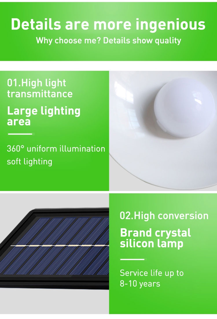 Solar Light Outdoor Lighting IP67Waterproof Solar Spotlight Superbright ...