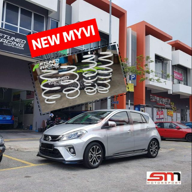 Perodua Myvi G3 2018 FTuned Racing CLS Sport Lowered Spring F-Tuned ...