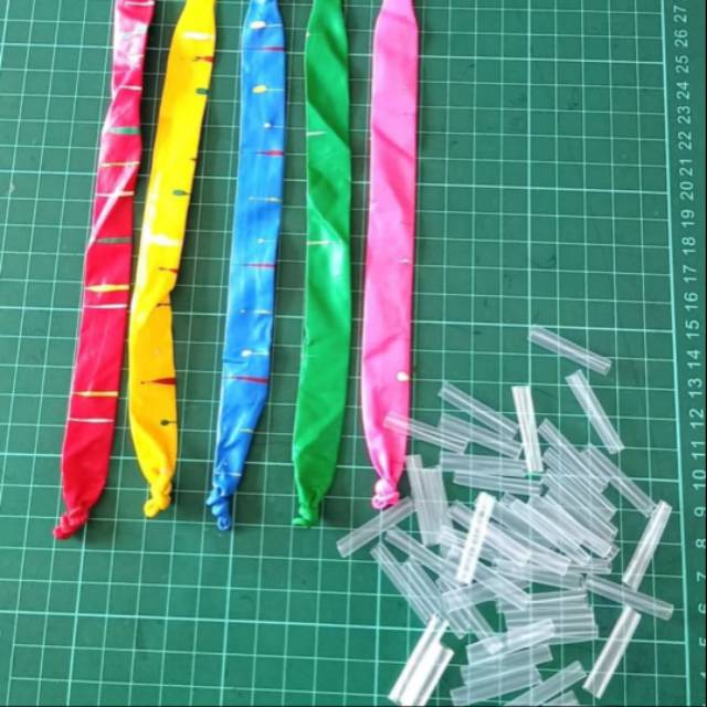 100 PCS ROCKET BALLOONS | LONG BALLOONS WITH TUBE CAN FLY AND SOUND ...