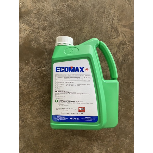 Ecomax 4L% Herbicide Racun Rumput | Shopee Malaysia