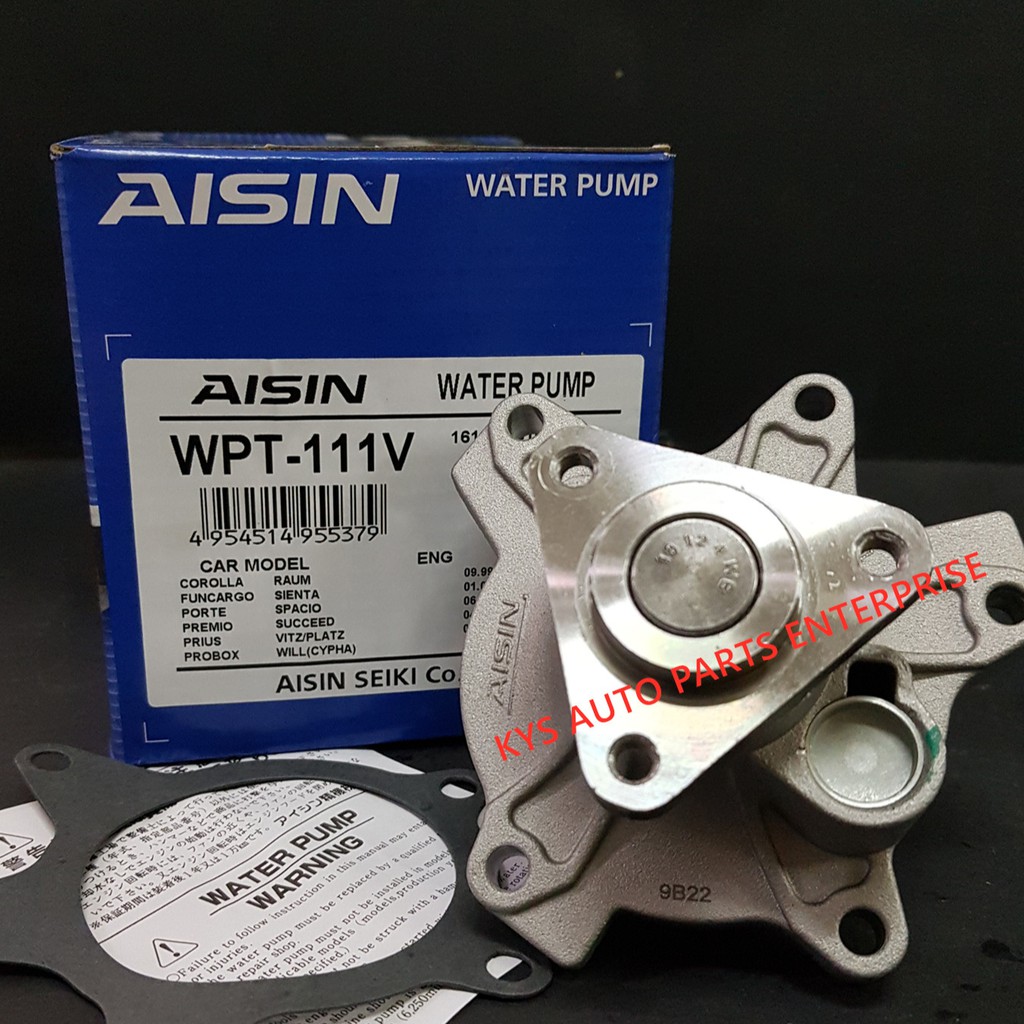 🔥AISIN Japan🔥# WATER PUMP with GASKET # TOYOTA VIOS 1.5 NCP42,NCP93 ...