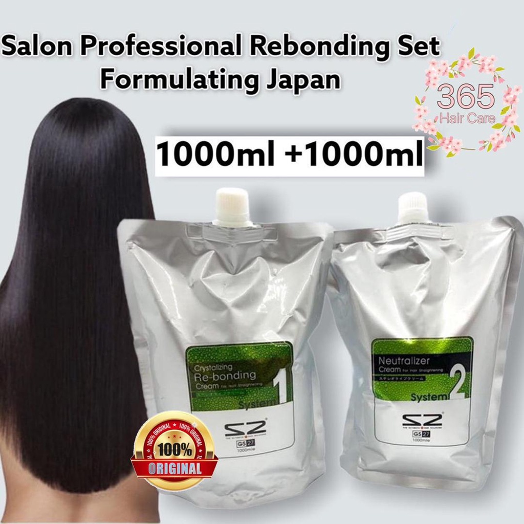 S2 Rebonding Cream Set 1000ml+1000ml | Shopee Malaysia