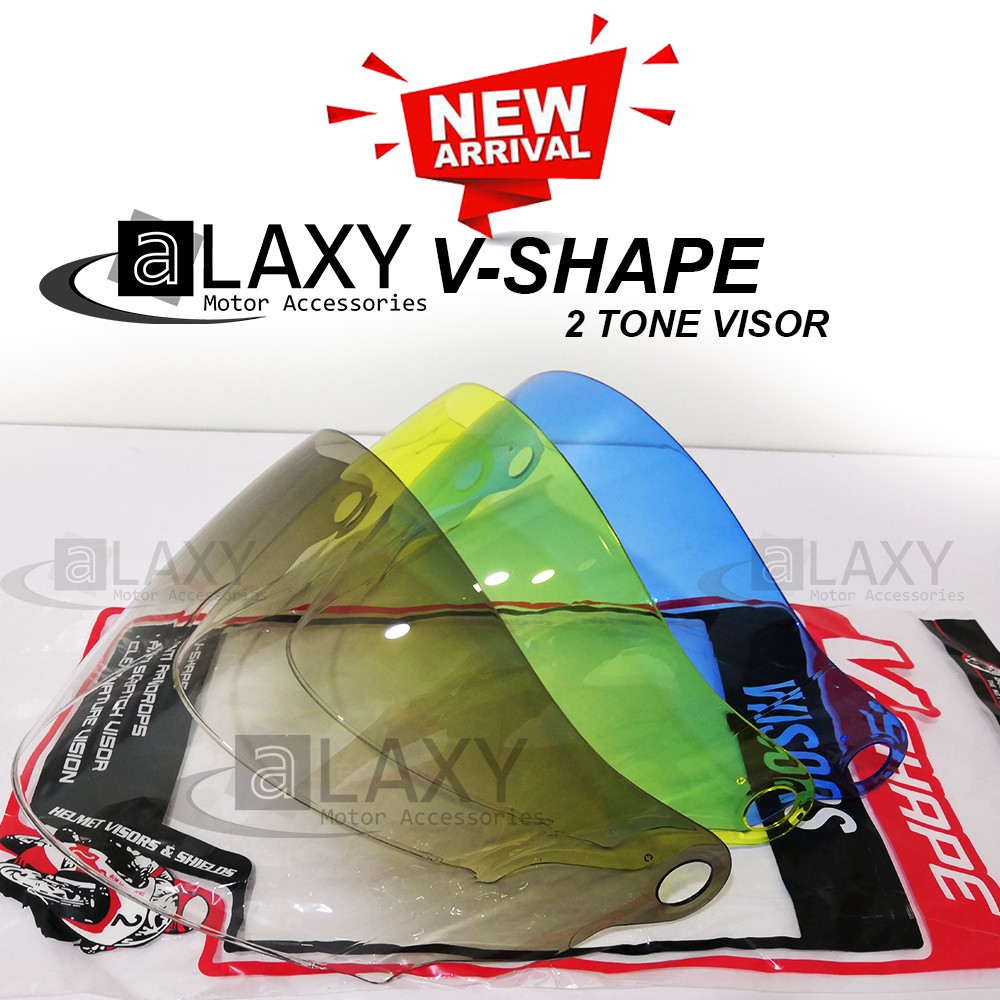 INDEX V-SHAPE 2 TONE VISOR (READY STOCK) | Shopee Malaysia