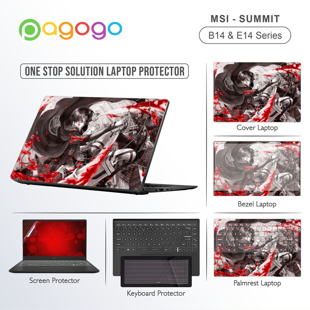 Screen Guard Keyboard Protector Garskin Laptop Msi Summit E14 E15 A11S ...