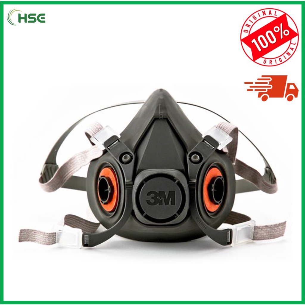 3M 6300 Half Facepiece Reusable Mask Grey Large Size - HSE RETAIL ...