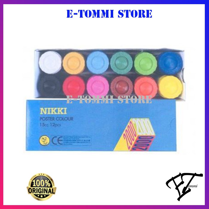 Poster Water Colour Nikki (12pcs/box) | Shopee Malaysia