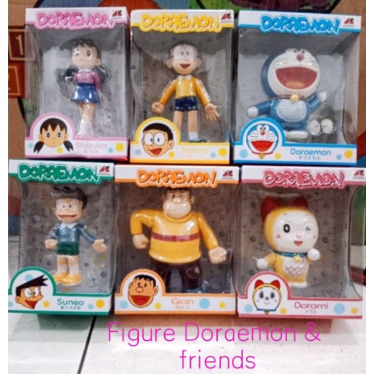 Doraemon NOBITA SUNEO SHIZUKA GIAN Cartoon FIGURE/DOREMON SERIES ACTION FIGURE Toys | Shopee ...