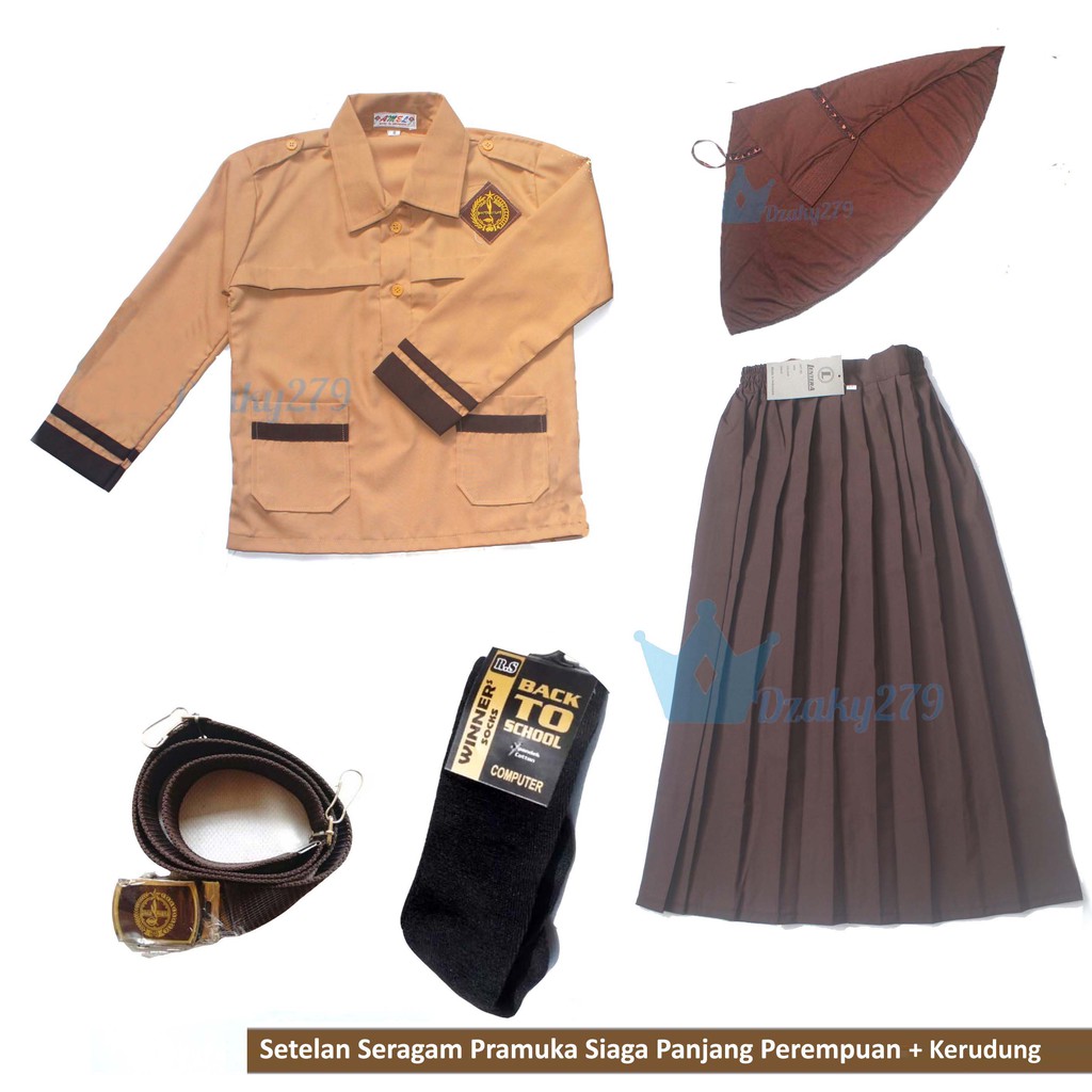 Elementary School Uniform Scout Suit Long Standby Free School Veil ...