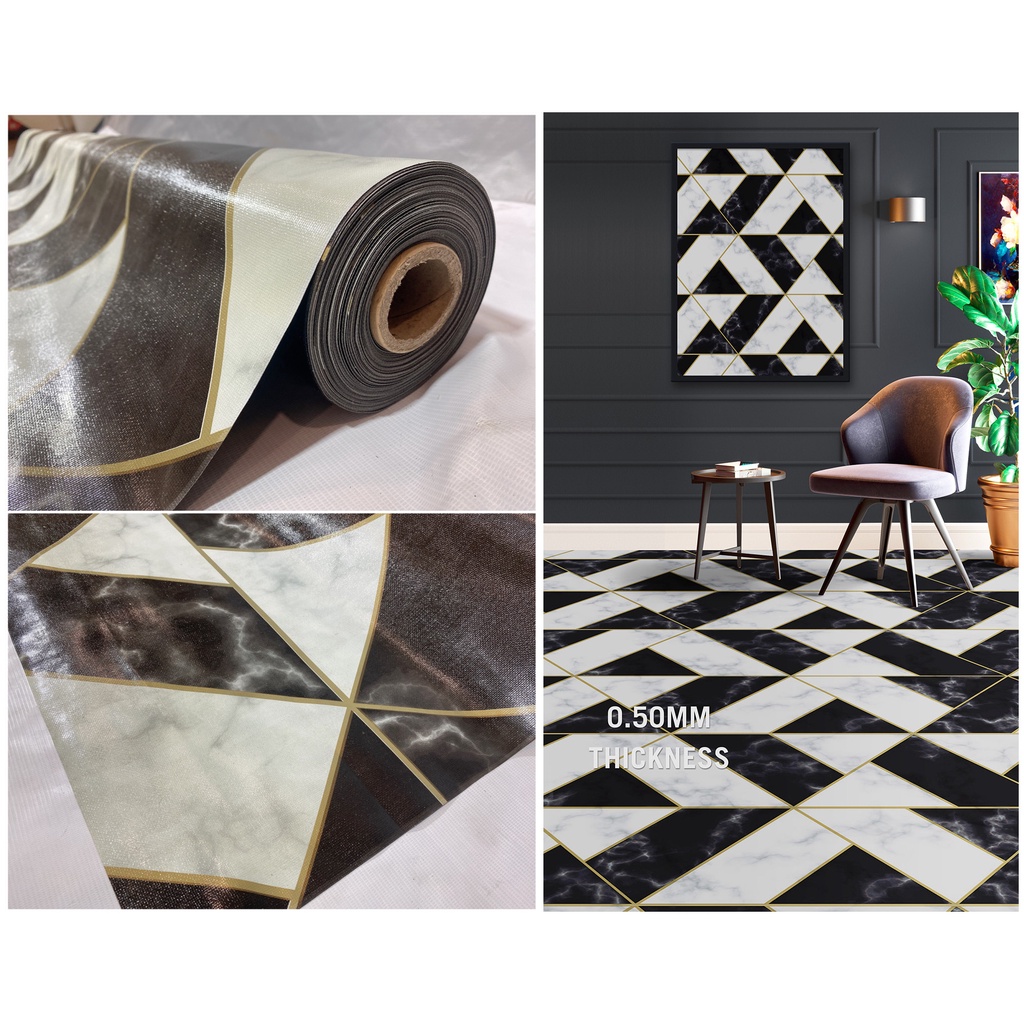 itop Baru Colak Tikar Getah 20m x 1.83m (6 kaki) Tebal 0.5mm Tebal PVC ...