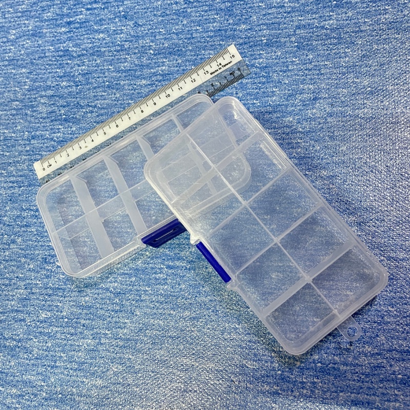 Ic Component Box Compartment Plastic Transparent Storage | Shopee Malaysia