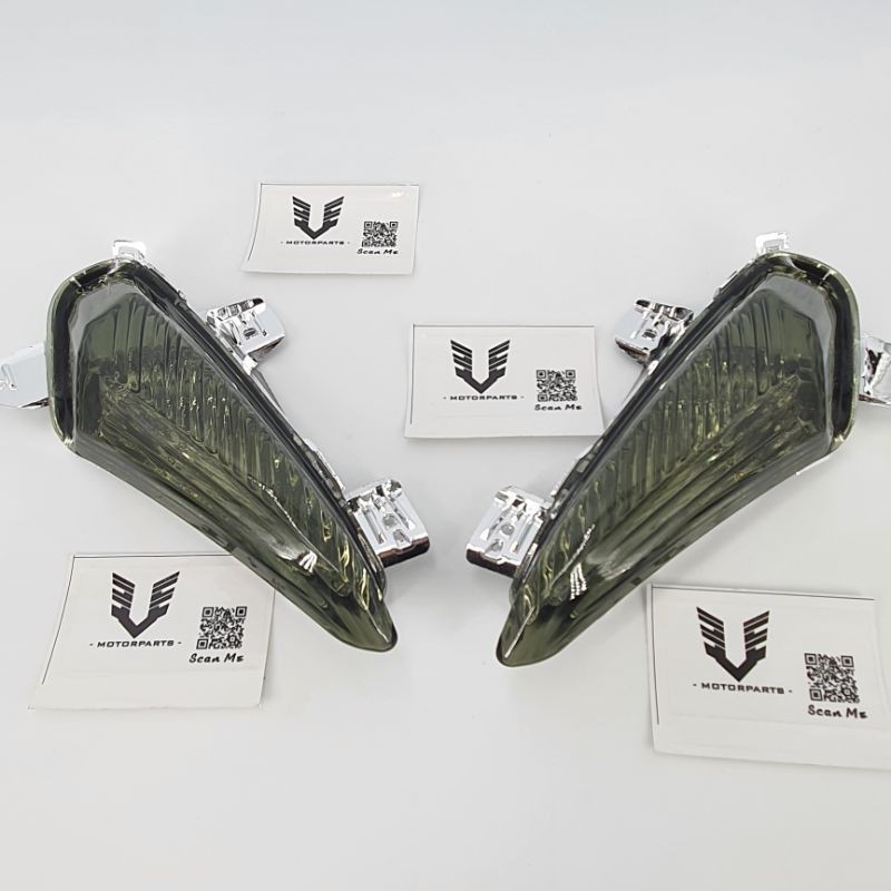 Y15ZR/Y15 V1/V2 Front Signal Lamp Tinted 1Set Left And Right Smoke Lampu Signal Ysuku | Shopee ...