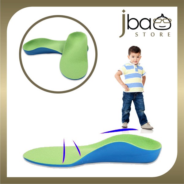 Kid's 3D Arch Support Knock Knee Posture Corrector Insole Children ...