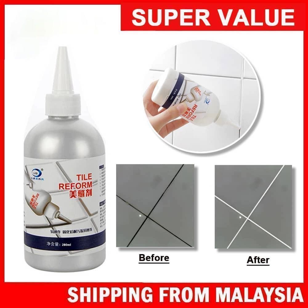 🌟READY STOCK🌟Genuine DIY Tile Reform Grouting Fix Waterproof Anti ...