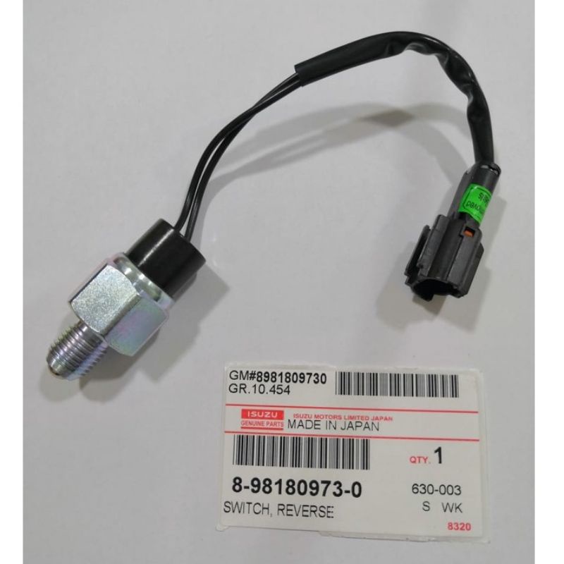 ISUZU D-MAX,MUX REVERSE SWITCH (5 SPEED) 8-98180973-0 | Shopee Malaysia