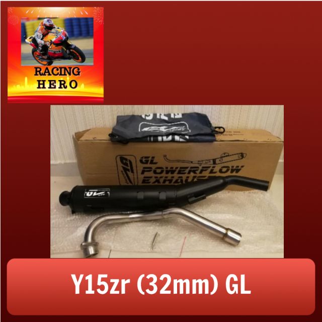 Y15 / Y15ZR exhaust pipe GL PowerFlow exhaust (32mm) | Shopee Malaysia