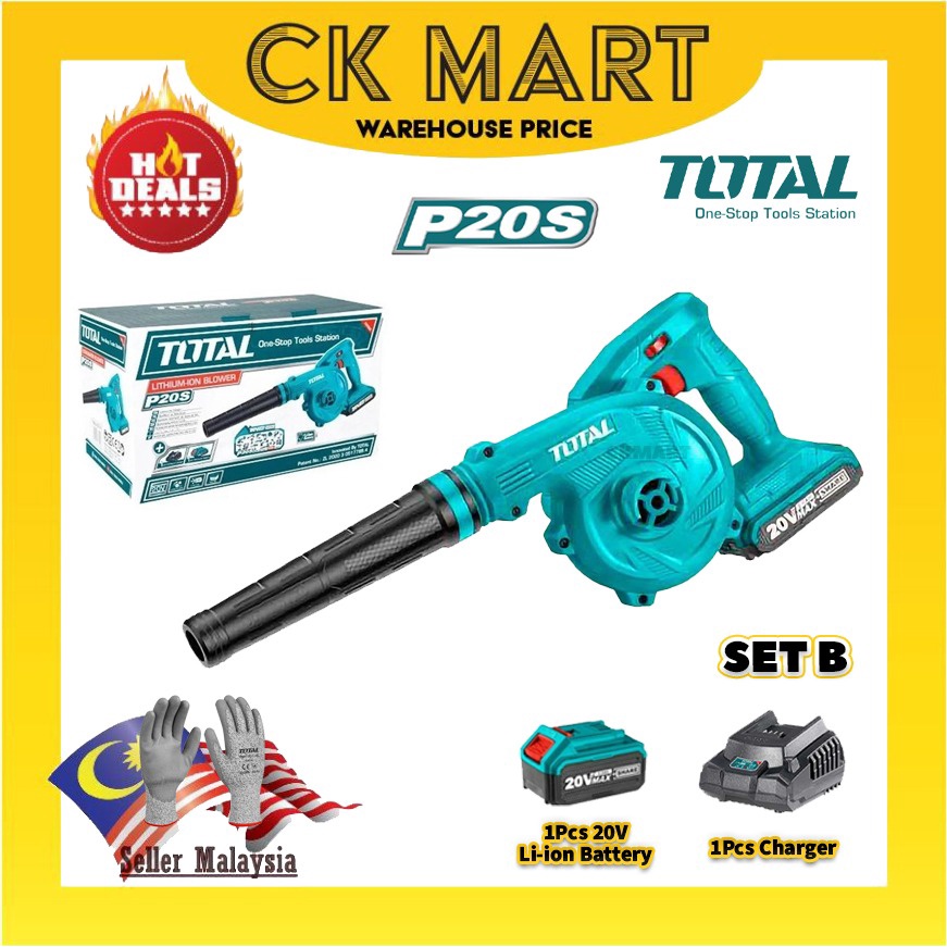 *NEW ARRIVAL*TOTAL TABLI200281 P20S 20V Li-ion Blower | WADFOW P20S ...
