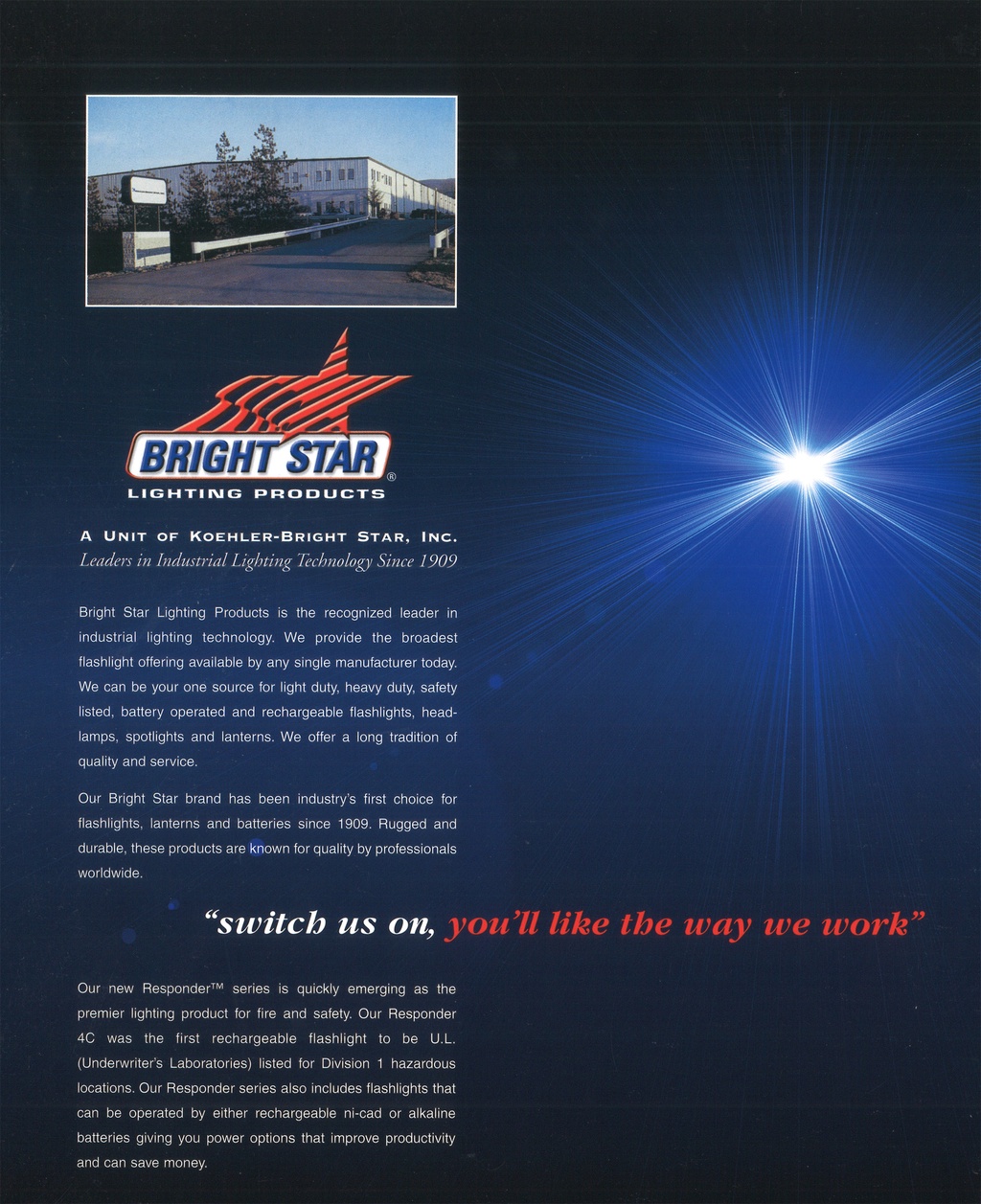 Bright Star Worksafe 2206 Waterproof Safety Flashlight ( Krypton Bulb ...