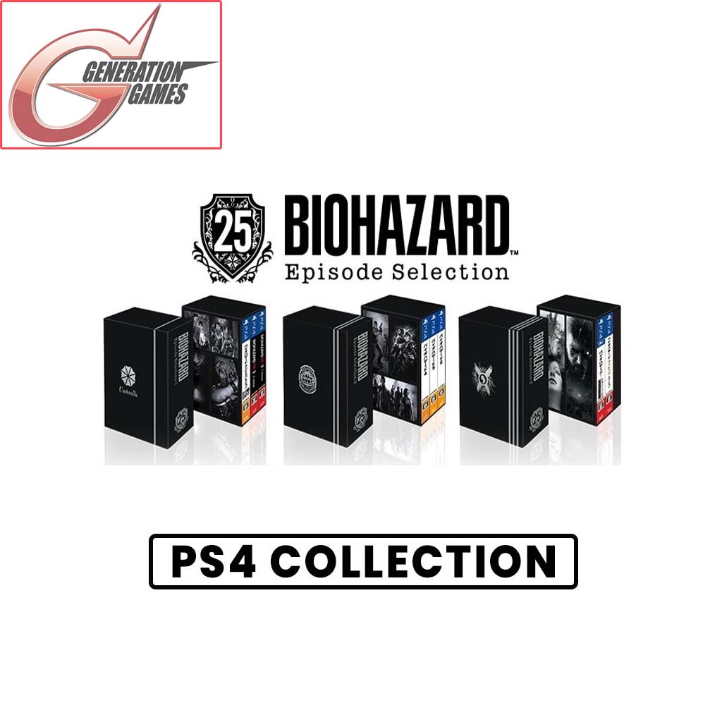 PS4 Biohazard 25th Anniversary Episode Selection Vol 01 + 02 + 03 ...