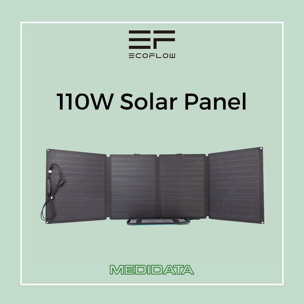 EcoFlow 110W Solar Panel (Foldable) (Waterproof) (MC4 Connector ...
