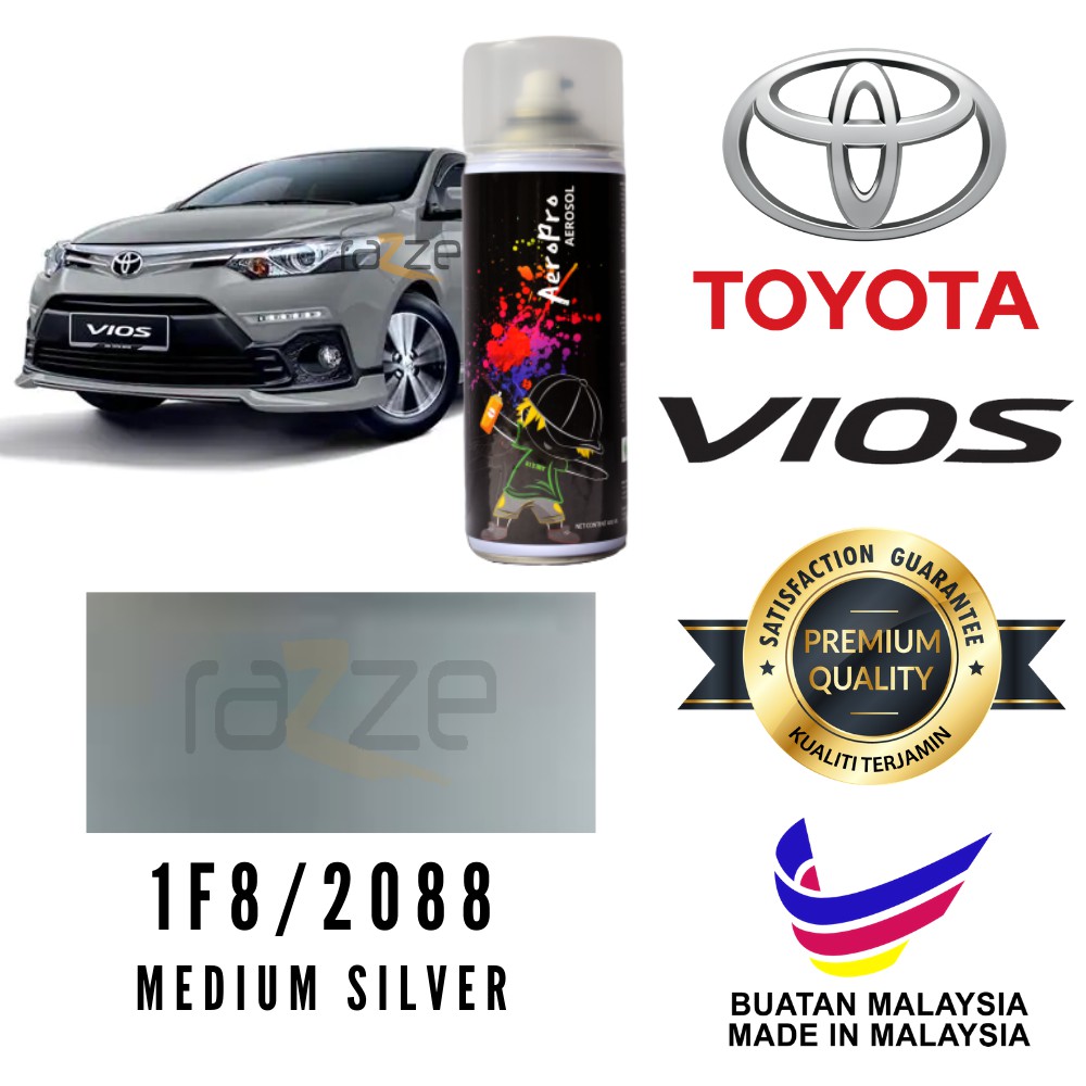 TOYOTA VIOS - Aerosol Spray Paint Original Colour Touch Up– RAZZE ...