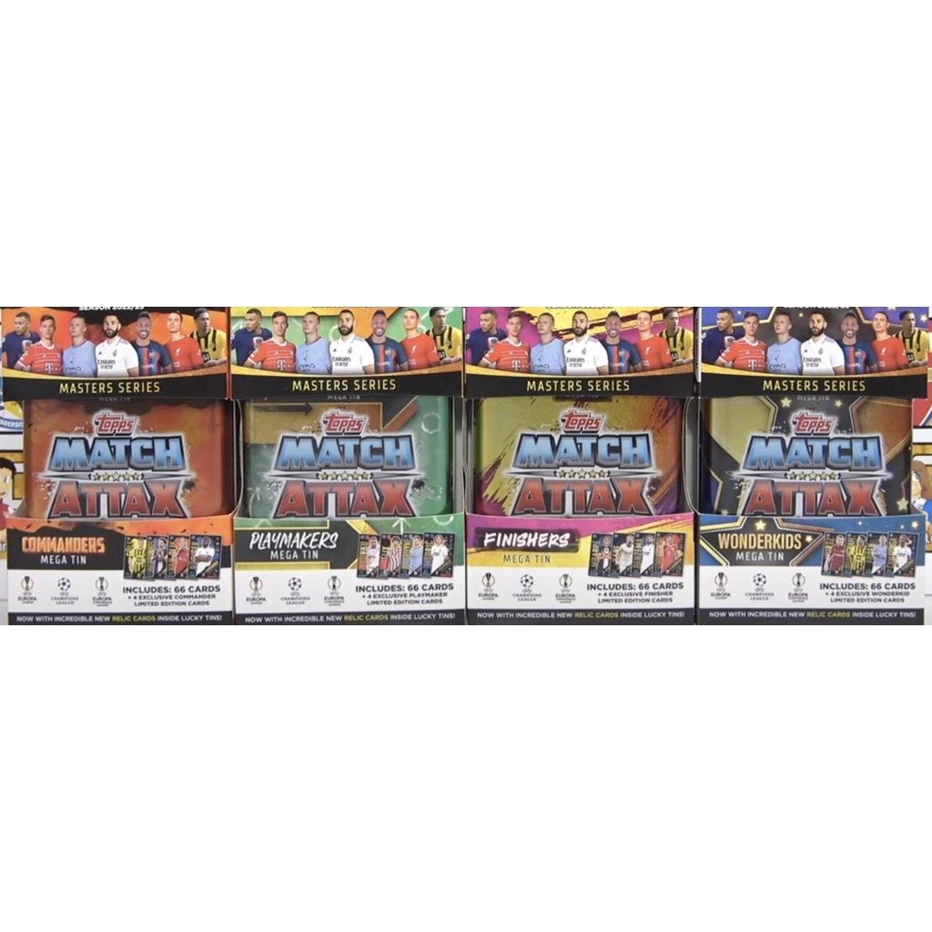 Topps Match Attax Mega Tin 2022/23 Card Box | Shopee Malaysia