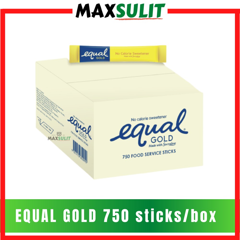 Equal Gold No Calorie Sweetener | 750 sticks/box | Shopee Malaysia