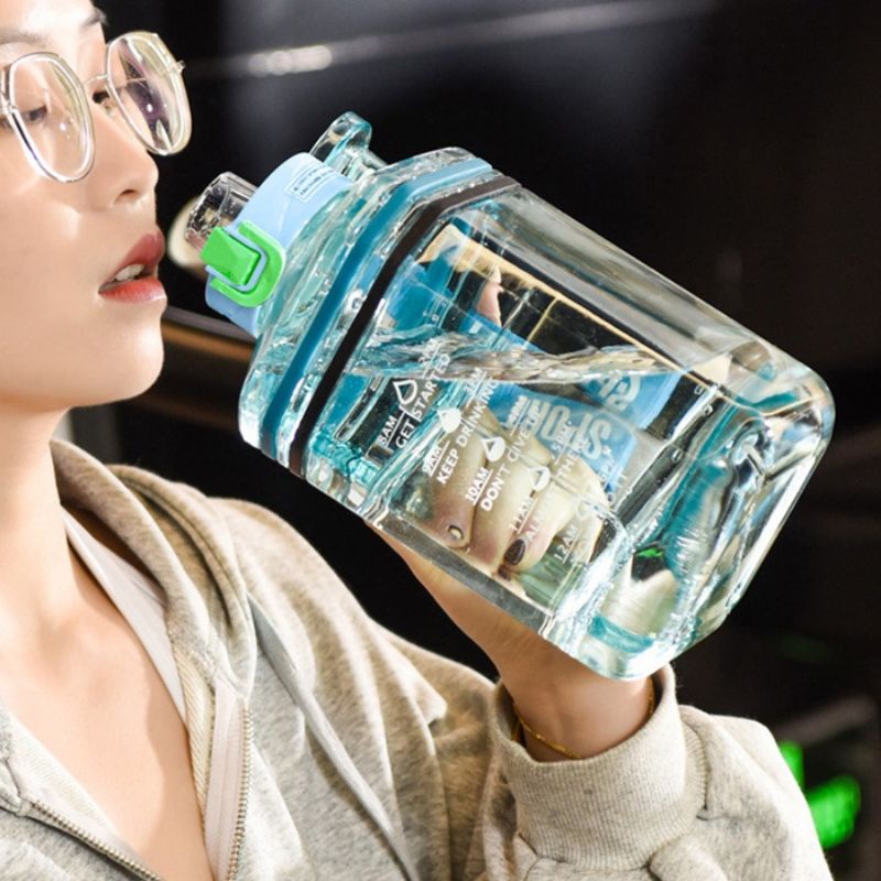 1200ML-2200ML Water Bottle Large Capacity Fitness Sport Gym Water Bottle botol air sukan sekolah ...