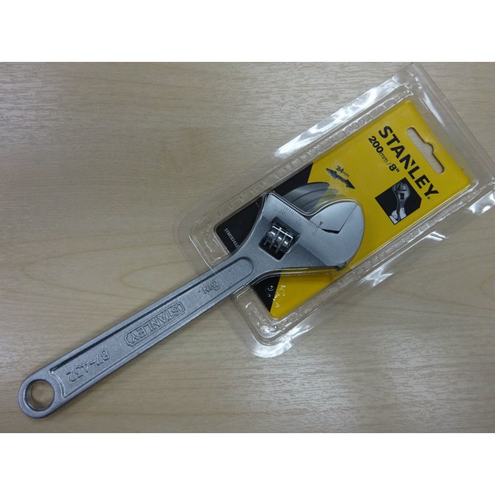 STANLEY branded 4"-15" Adjustable Wrench Spanner HIDUP SPANAR HIDUP 87 ...